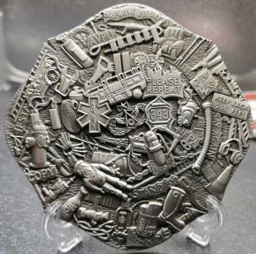 Scramble 4" Challenge Coin – 58 Designs LLC